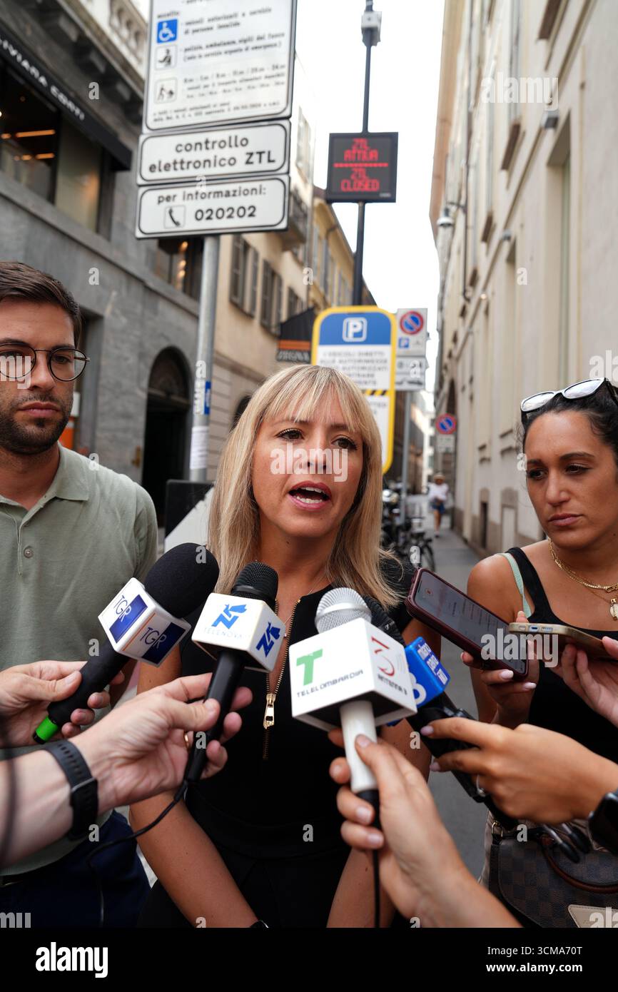 Milan, the cameras at the entrances to the Fashion Quadrilateral are ...