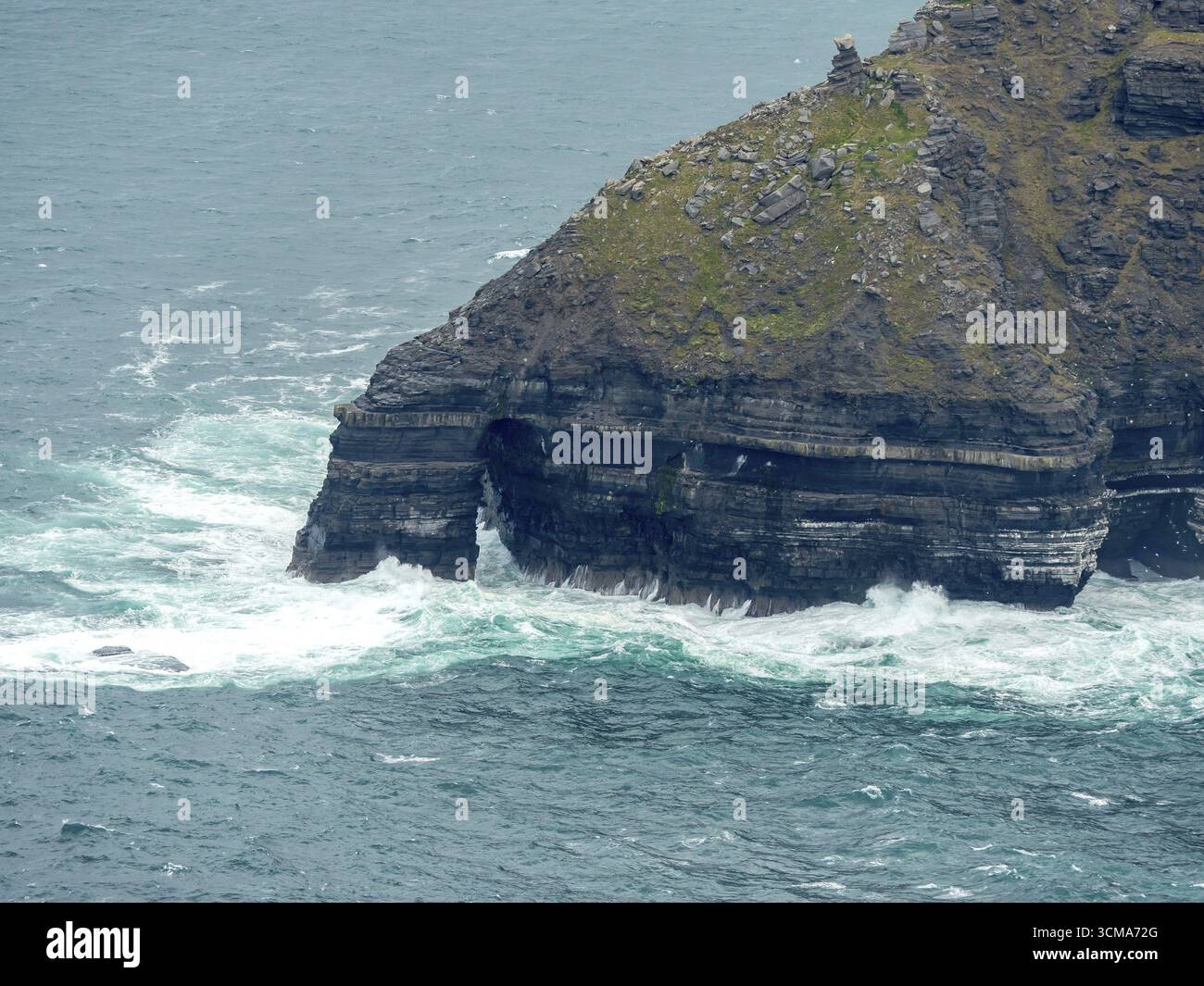 Hags Head between Liscannor and Cliffs of Moher at the Atlantic Ocean ...