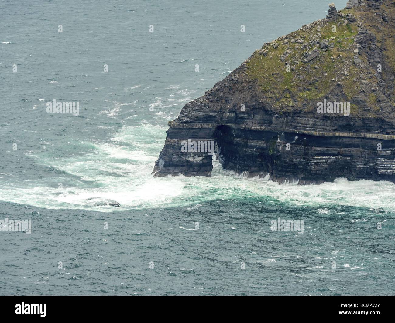 Hags Head between Liscannor and Cliffs of Moher at the Atlantic Ocean ...