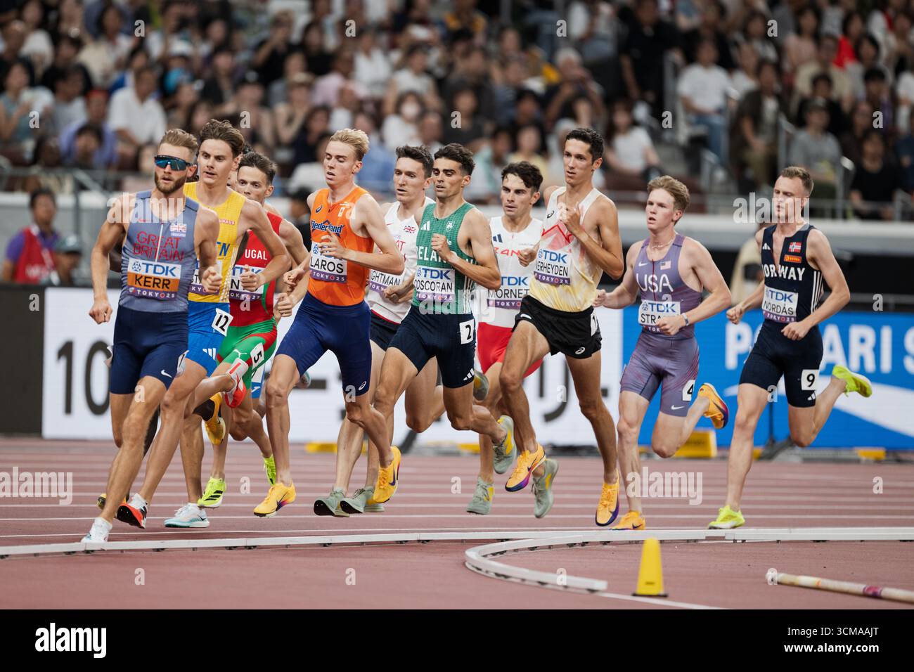 Niels Laros of the Netherlands during the Men’s 1500m Semi Final on Day ...