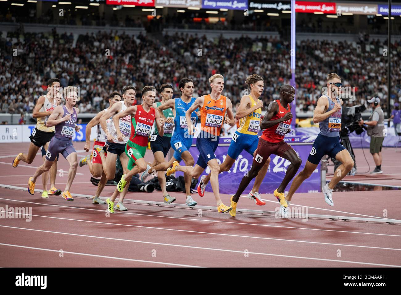 Niels Laros of the Netherlands during the Men’s 1500m Semi Final on Day ...