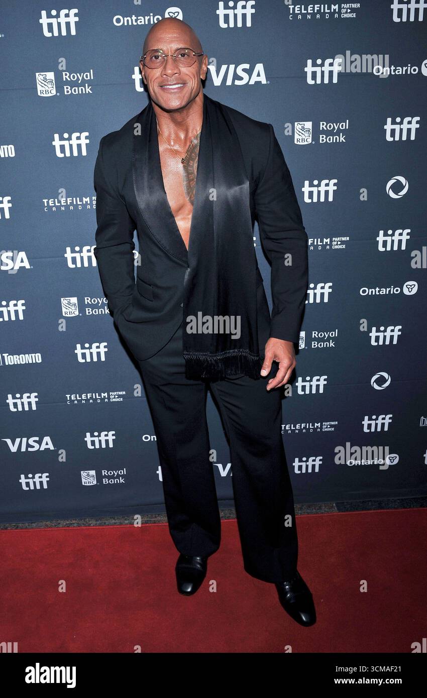 08 September 2025 - Toronto, Ontario Canada - Dwayne Johnson. â€ The ...