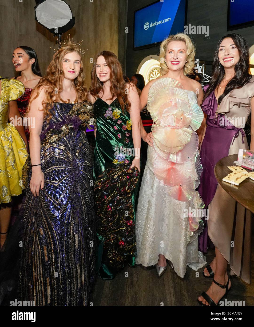 Lotus Kay backstage during the Astro Couture by Lotus Kay Spring 2026 Collection, held at Slate ...