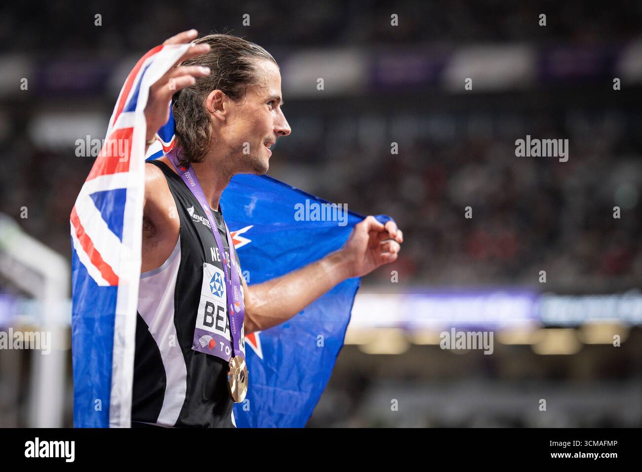 Sieger Geordie Beamish (NZL) - 3000m Hindernis Finale an Tag 3 der ...