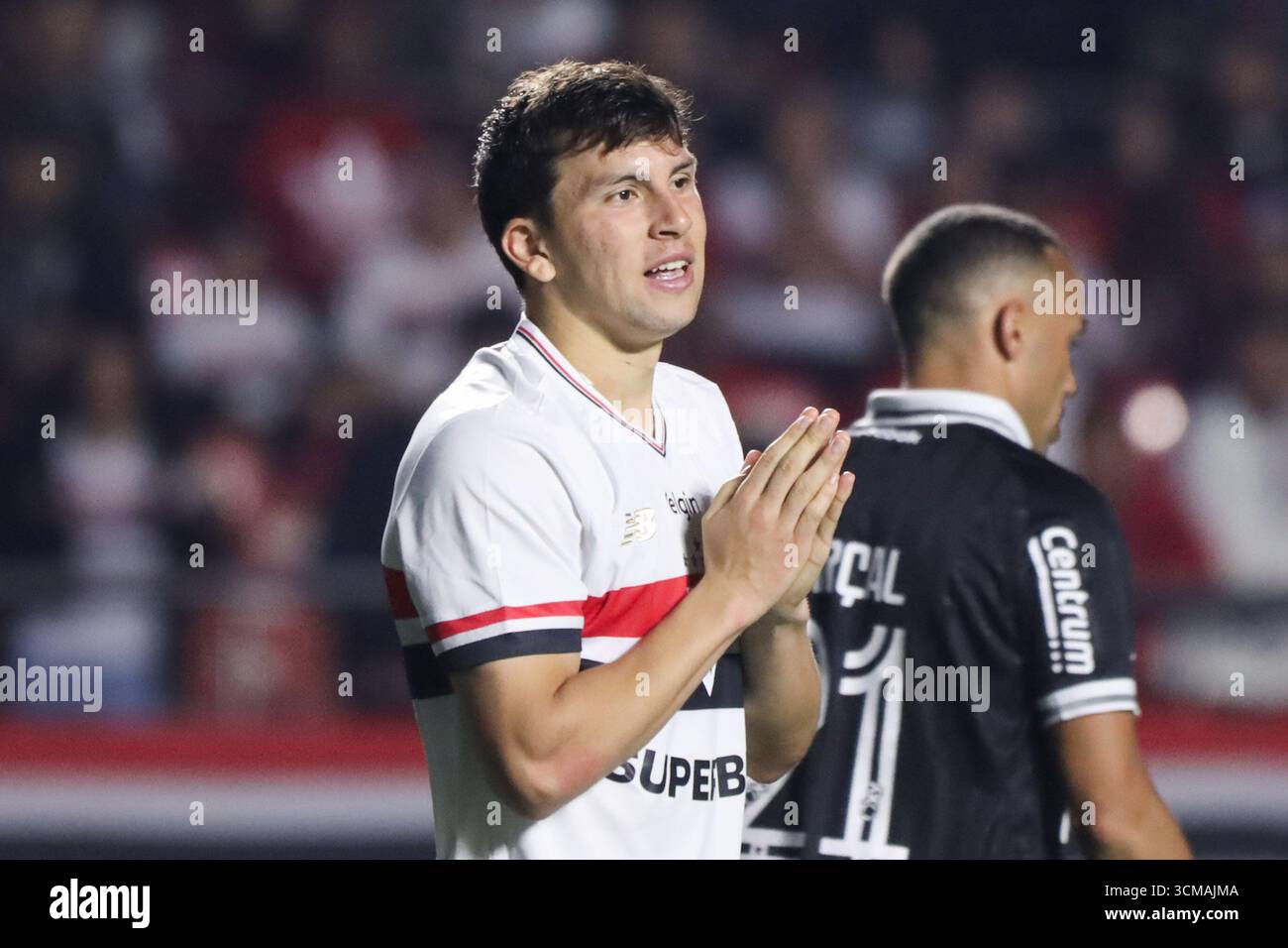Tapia of São Paulo during the match against Botafogo in the 23rd round ...