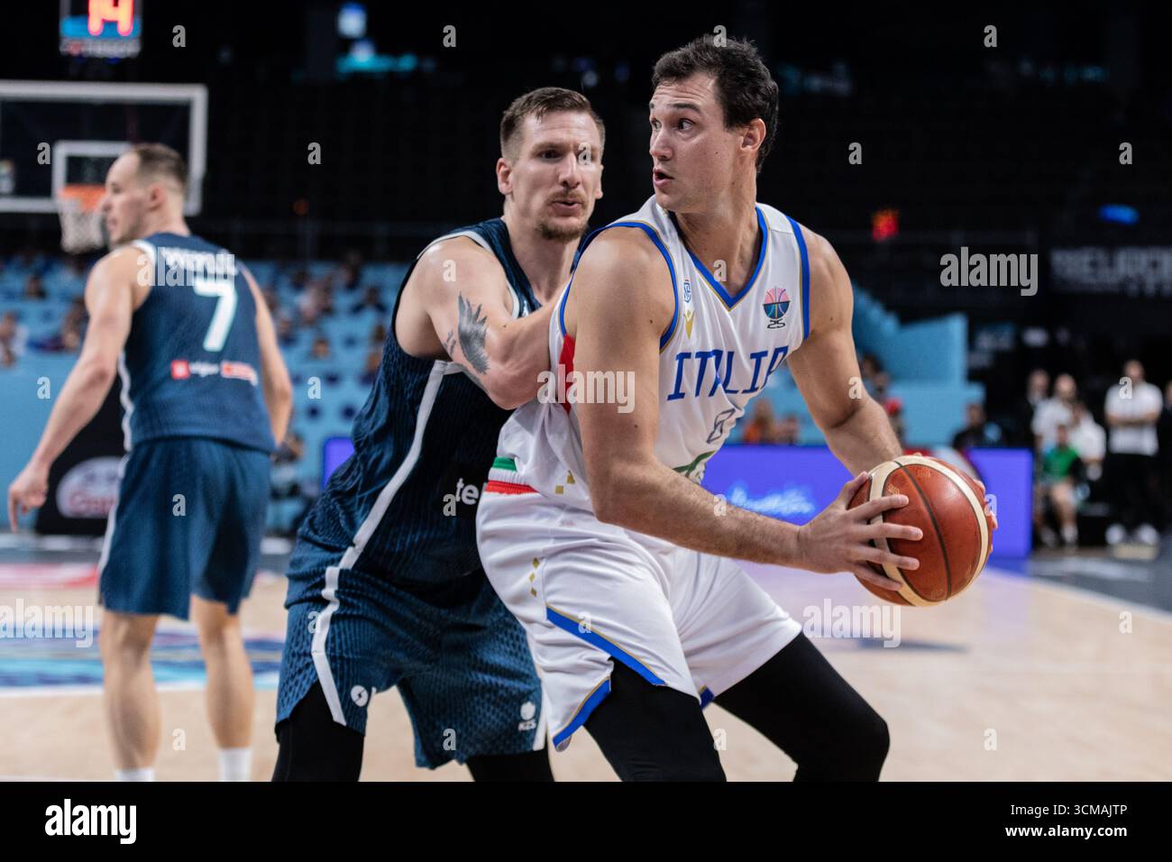 Danilo Gallinari of Italy seen in action during the round of 16 phase ...