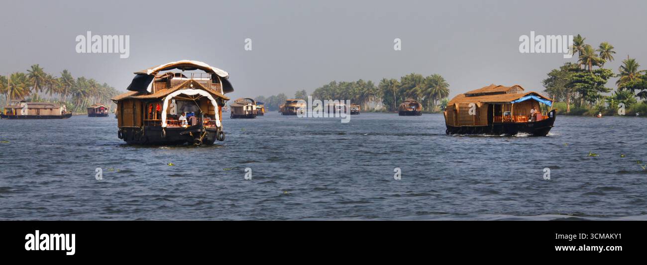 Alleppey, Haripad, Dreamboat, Vembanadu-Lake, lake, houseboats ...