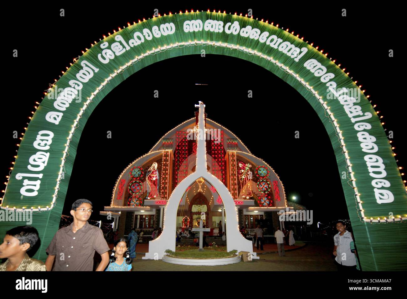 Catholic church festival, parade, believers, procession, images of ...
