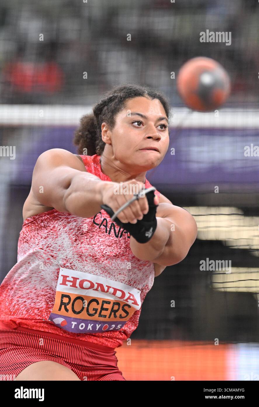 Tokyo, Japan. 15th Sep, 2025. Camryn Rogers of Canada competes during ...