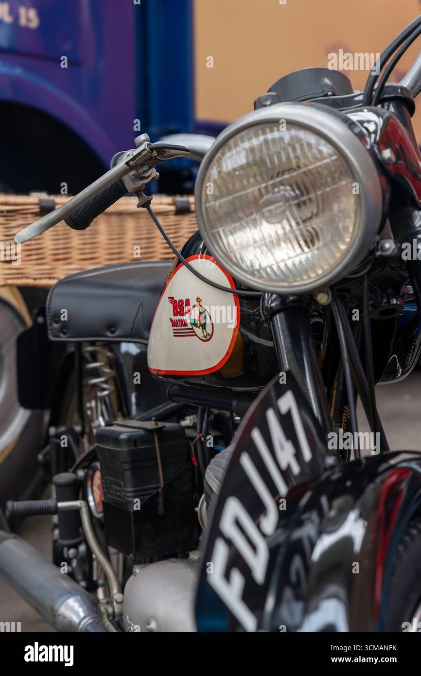 A stunning display of vintage motorcycles showcasing iconic design and ...