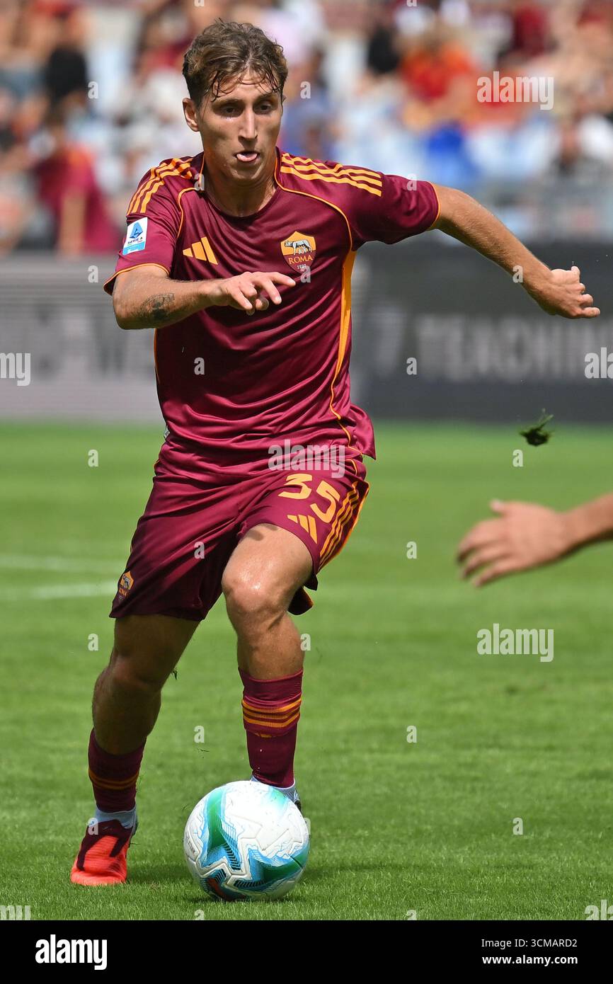 Tommaso Baldanzi of AS Roma during the serie A match between AS Roma v ...
