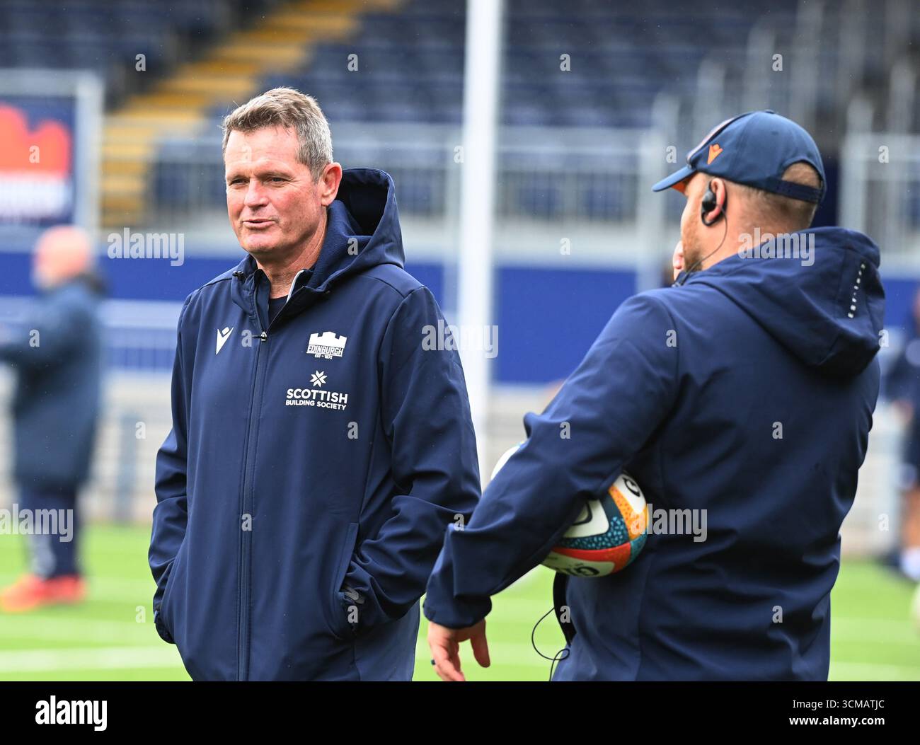Hive Stadium, Edinburgh, Scotland UK.15th Sept 25 Edinburgh Rugby media ...
