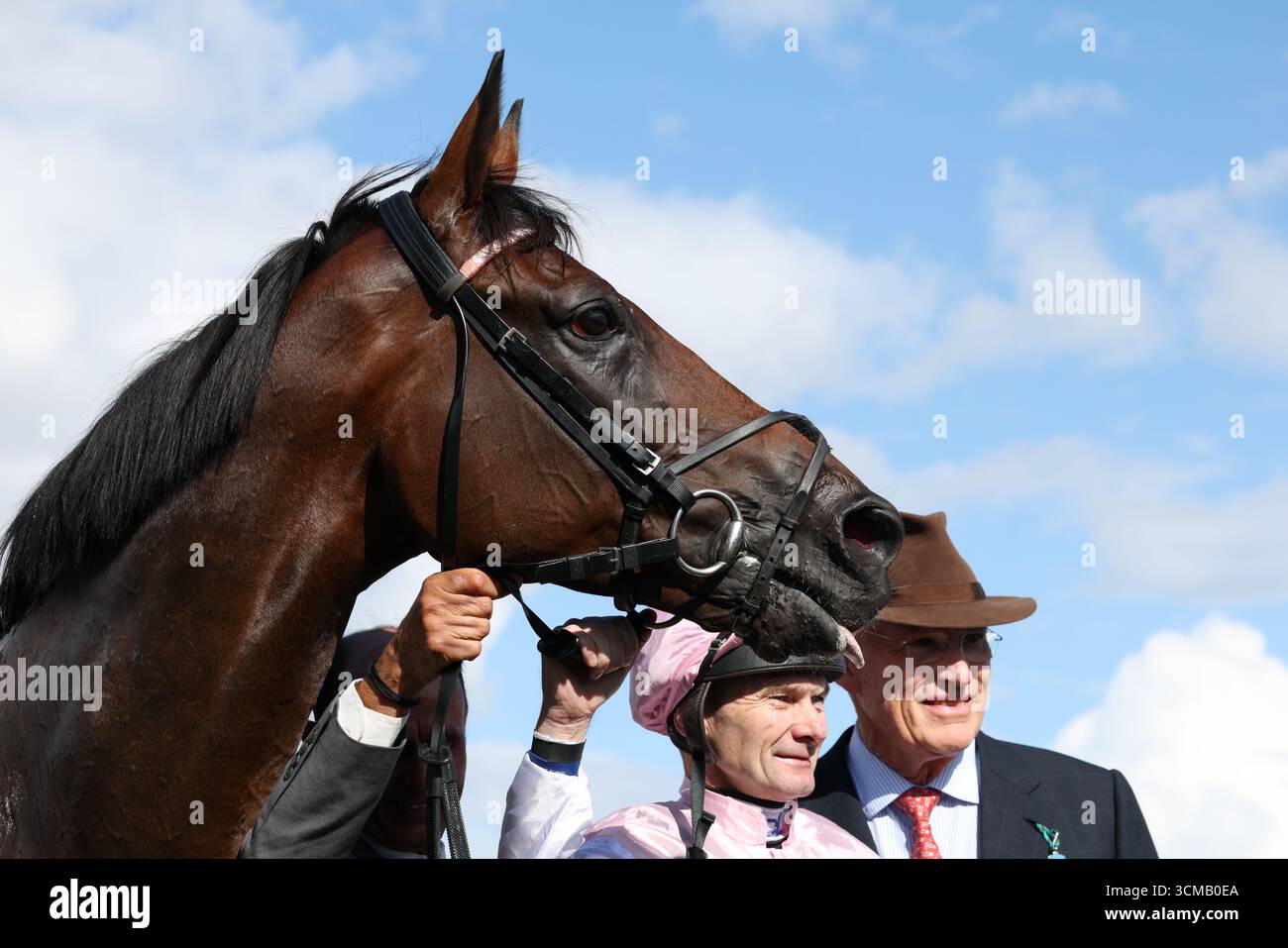 racehorse SWEET WILLIAM, jockey ROBERT HAVLIN and trainer JOHN GOSDEN ...