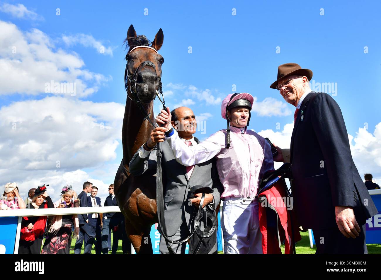 racehorse SWEET WILLIAM, jockey ROBERT HAVLIN and trainer JOHN GOSDEN ...