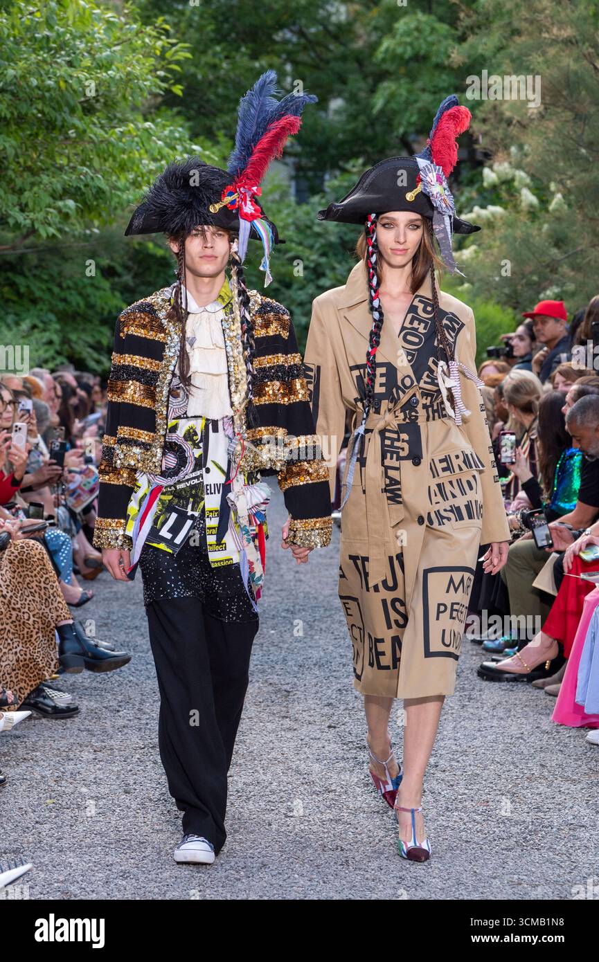 Models walk the runway for the Libertine fashion show during Spring ...