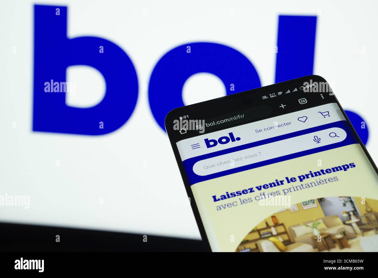 Dhaka, Bangladesh- 03 July 2025: Smartphone displaying bol web ...