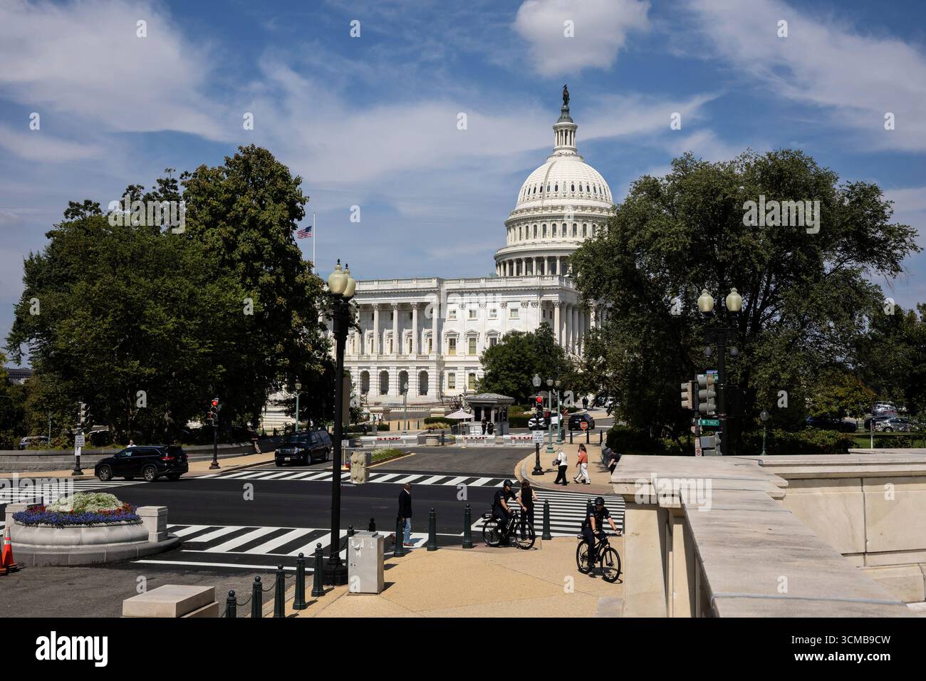 The U.S. Capitol building is seen Sept. 15, 2025. (Francis Chung ...