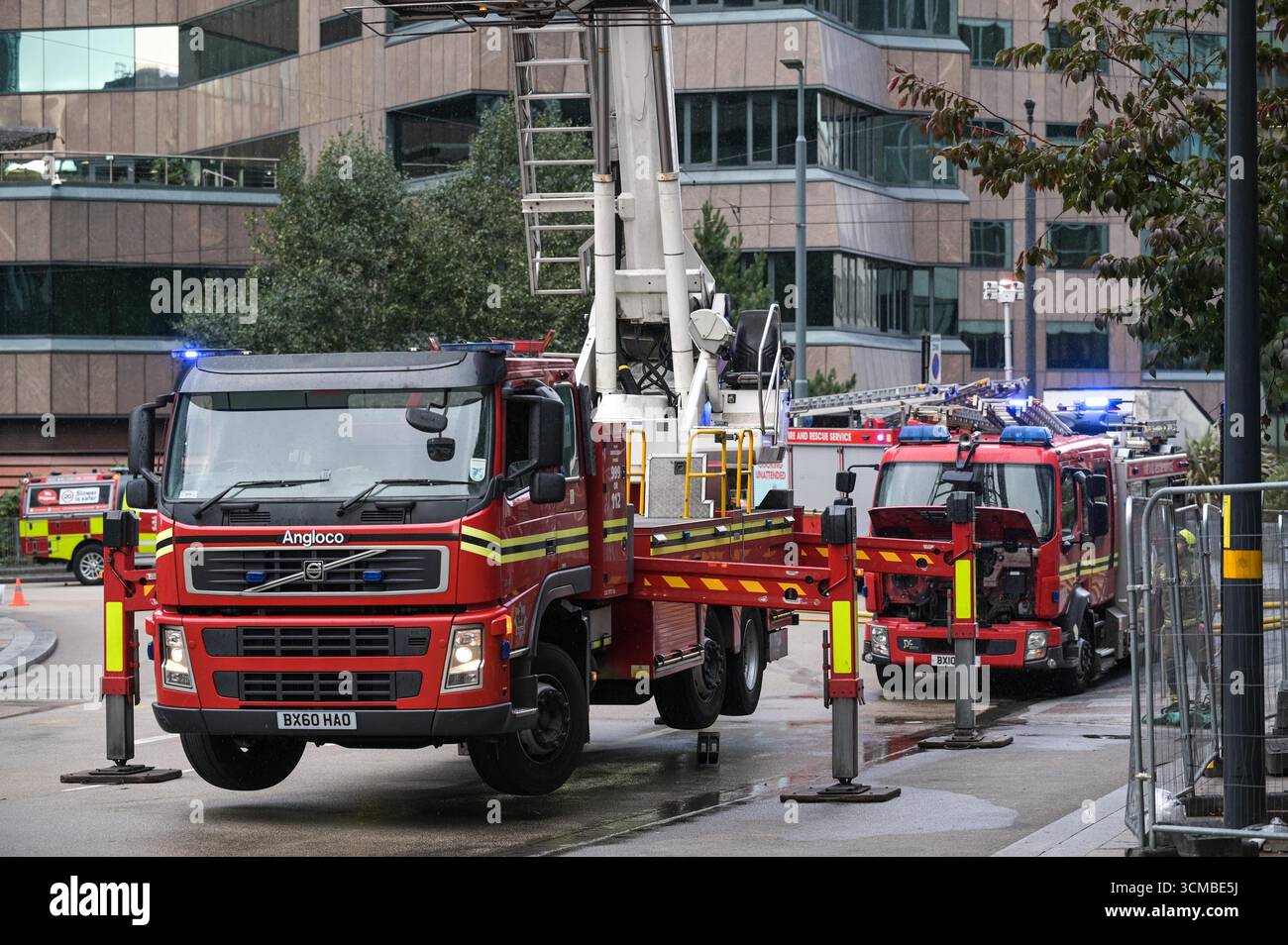 Colmore Row, Birmijngham 15th September 2025 - A fire in a high-rise ...