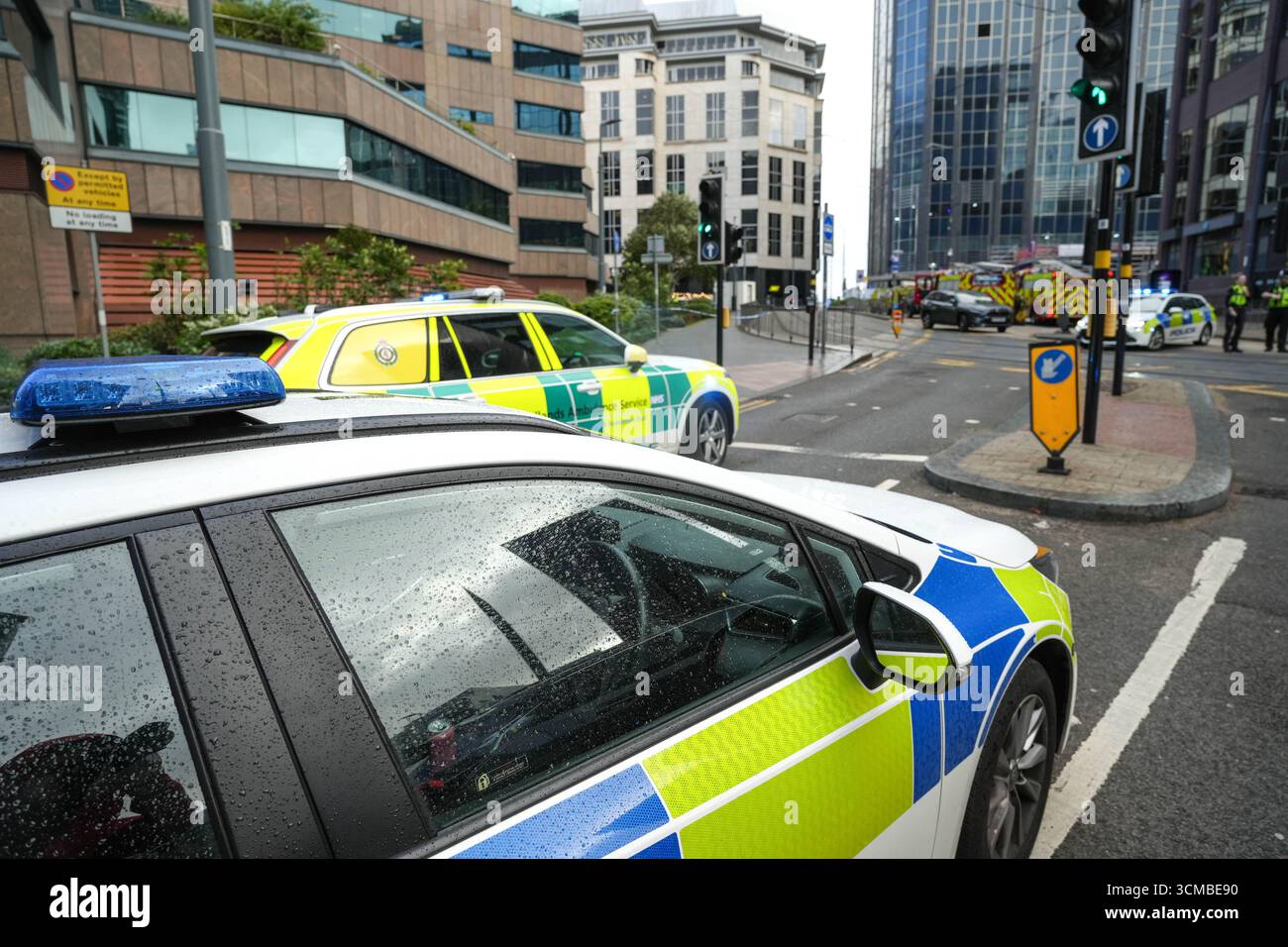 Colmore Row, Birmijngham 15th September 2025 - A fire in a high-rise ...