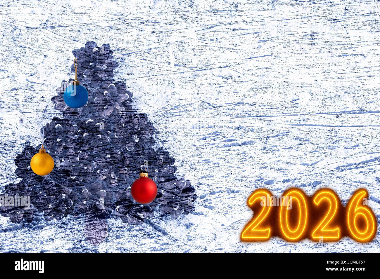 Glowing 2026 design hi-res stock photography and images - Alamy