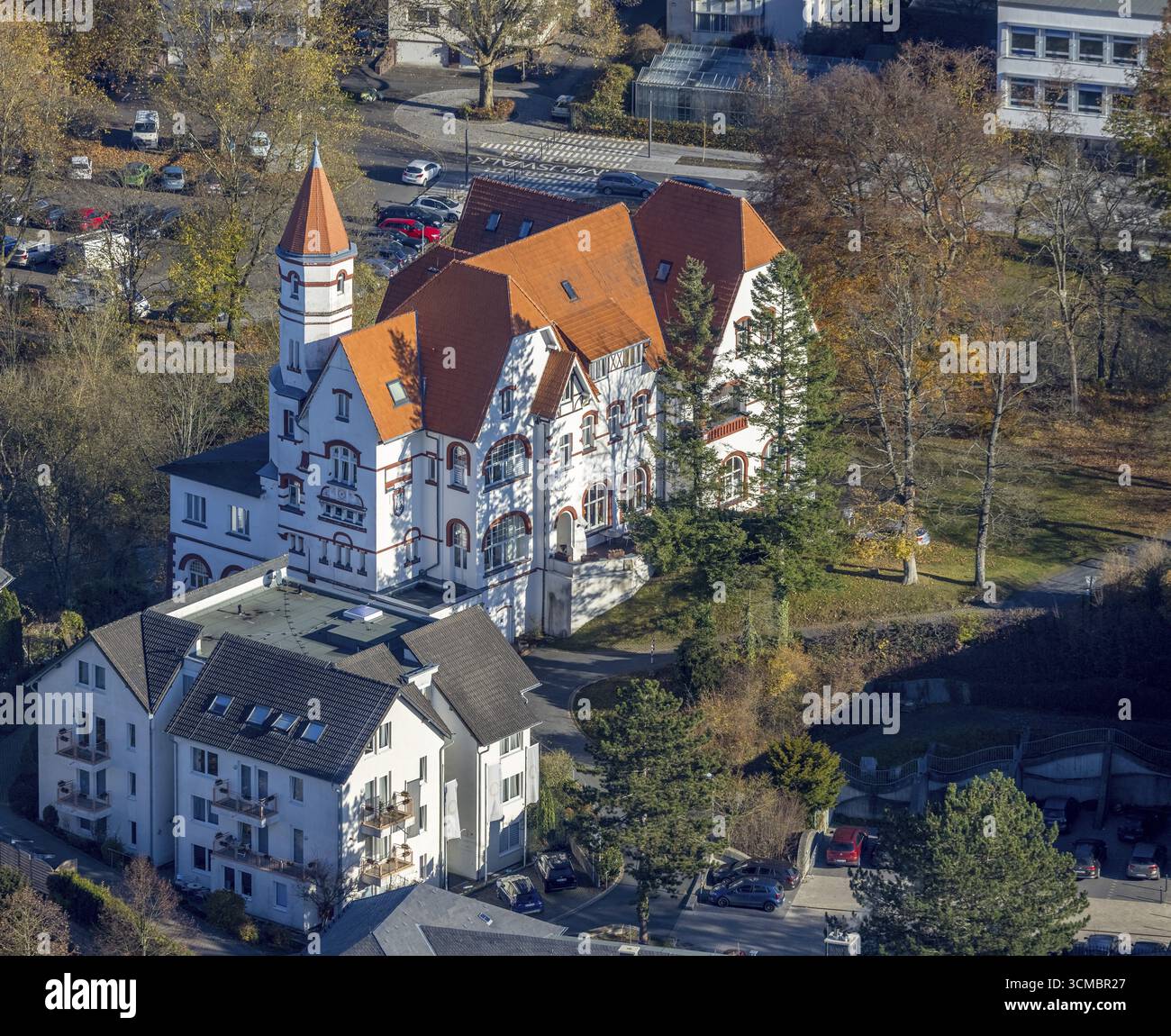Aerial view, senior citizens' residential home in Arnsberg, Sauerland ...