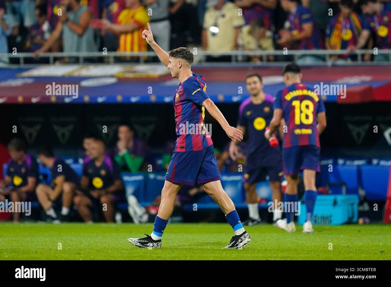 Fermin Lopez of FC Barcelona during the La Liga EA Sports match between ...