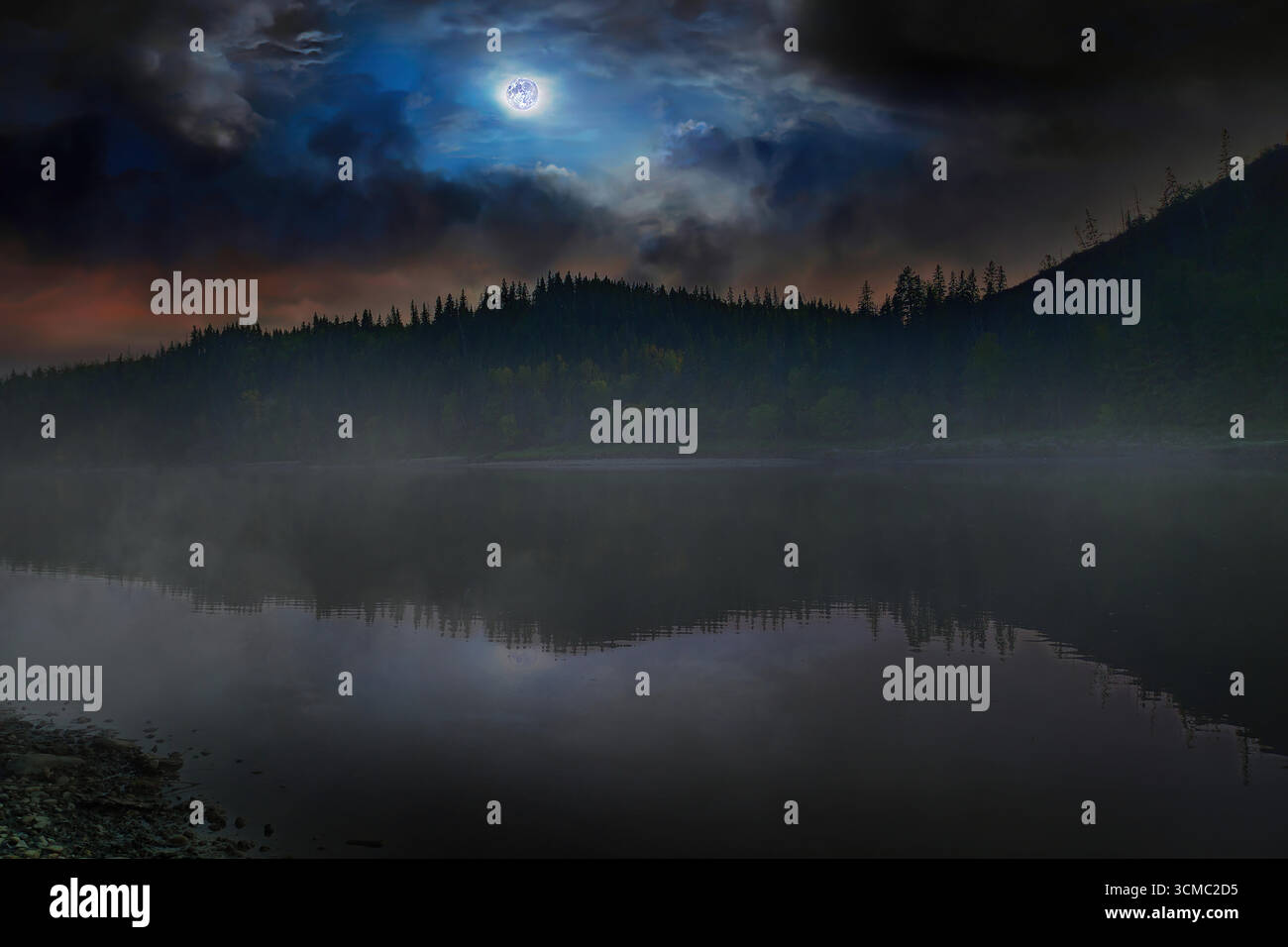 Lake blue ridge, blue ridge Stock Vector Images - Alamy