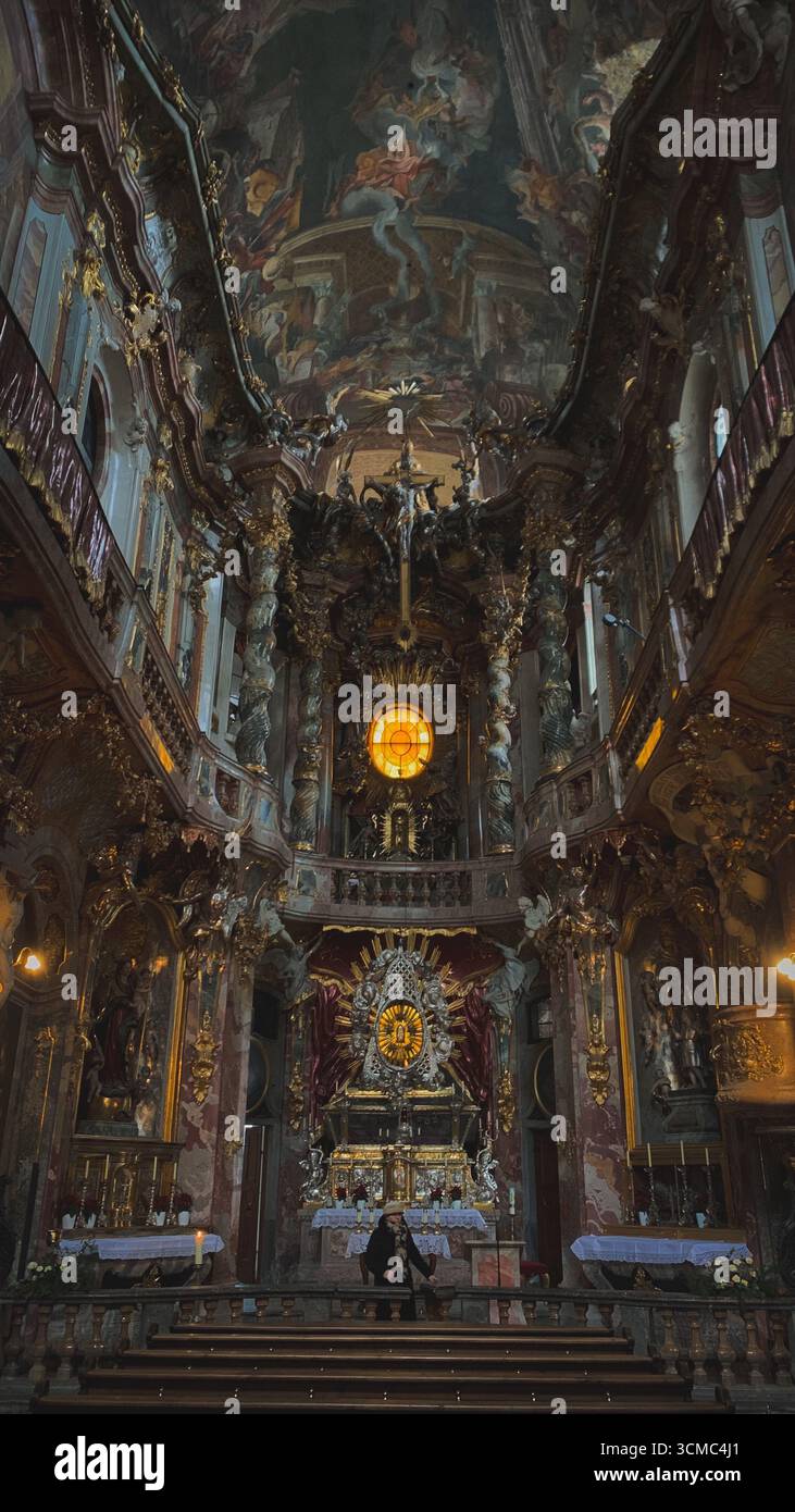 Asam church in center hi-res stock photography and images - Alamy