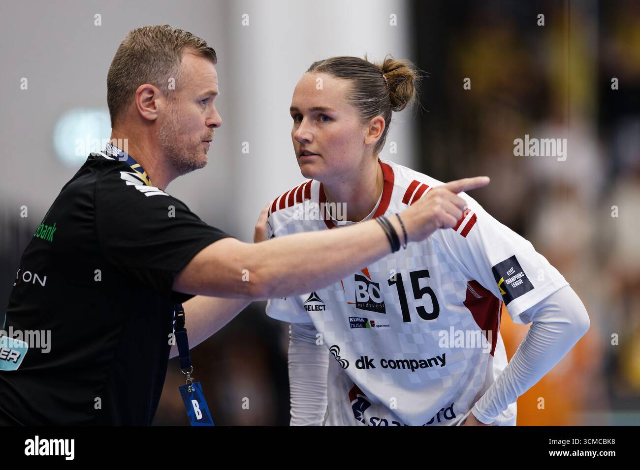 Odense, Denmark. 14th, September 2025. Head coach Soren Reinholdt ...
