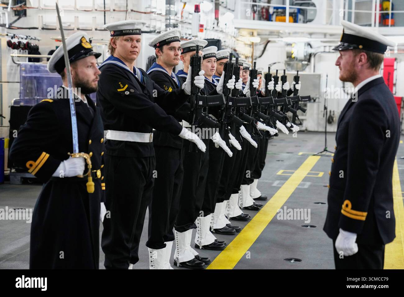 Danish military forces participate in an exercise with hundreds of ...