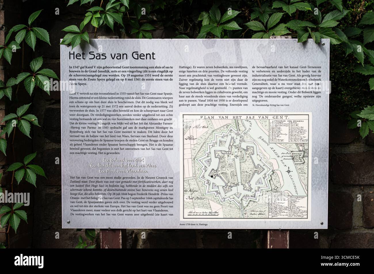 Fortress and history of the village Sas Van Gent, Zeeland Province, The ...