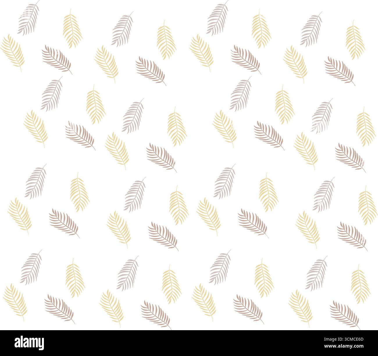Autumn leaves pattern. Fall leaf and berries nature icons . Flourish ...