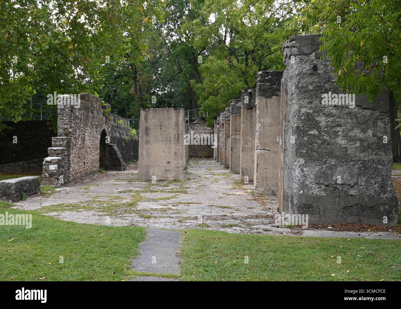 Lock Ridge Park and Furnace Museum Stock Photo - Alamy