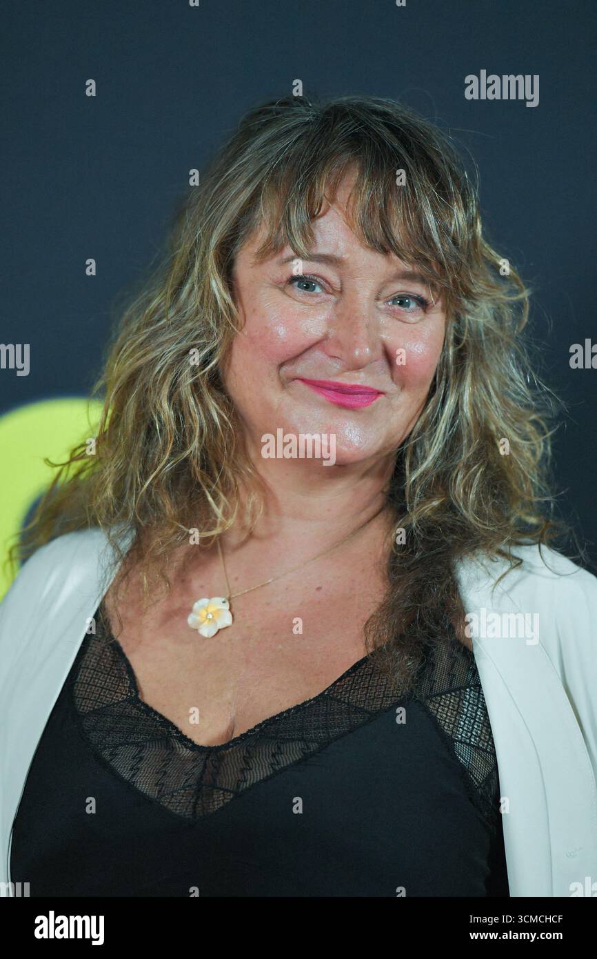 Julie Ferrier attending the Le Million Premiere at the UGC Cine Cite ...