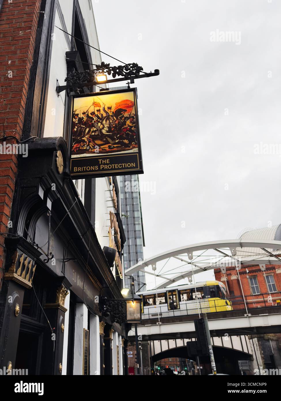 Manchester, UK - September 14, 2025: A historic The Briton's Protection ...