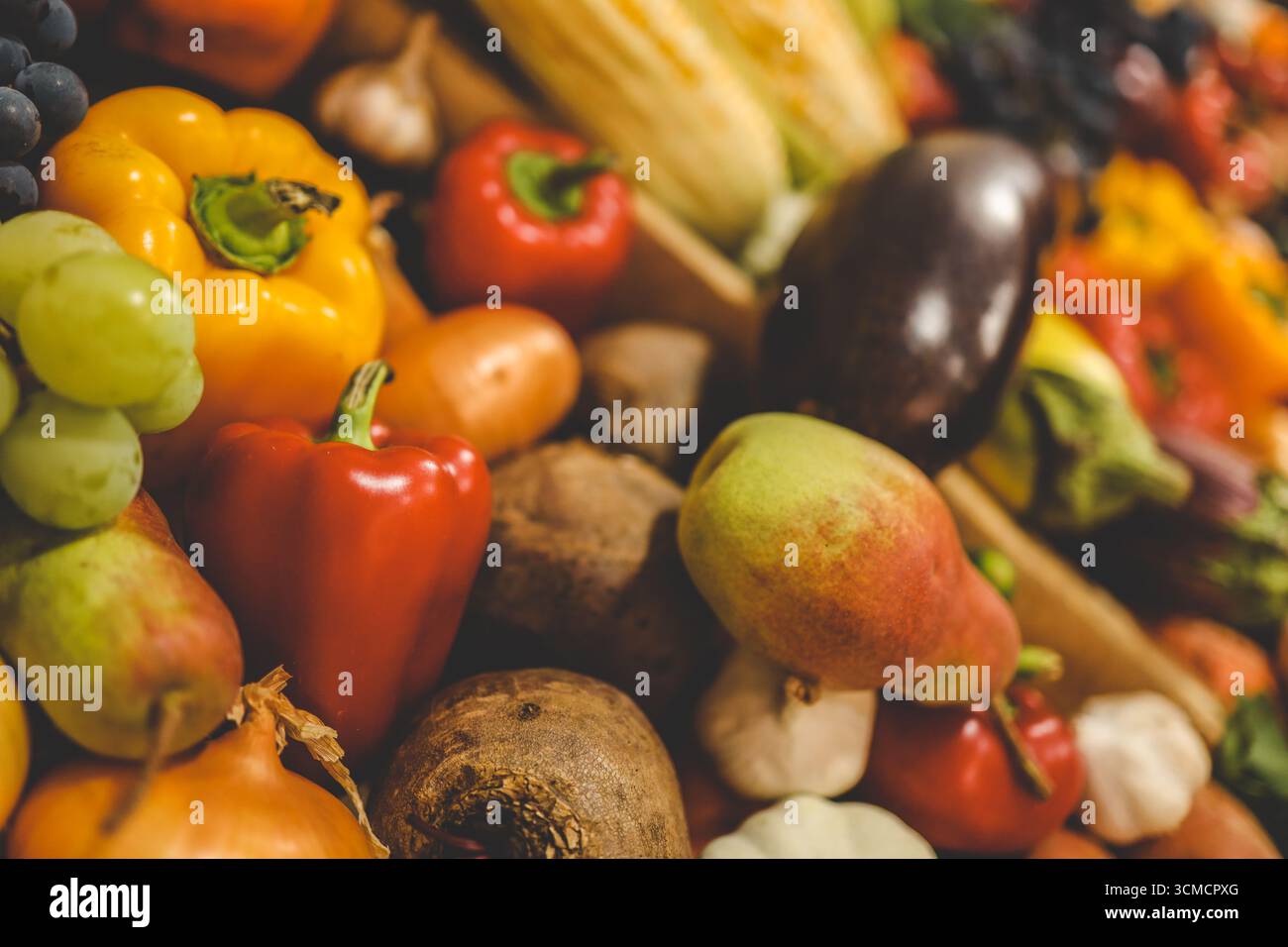 Thanksgiving set fruits vegetables hi-res stock photography and images ...