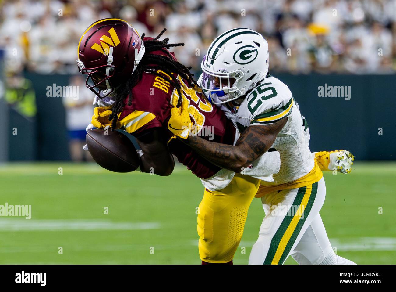 Green Bay, WI, USA; Washington Commanders wide receiver Noah Brown (85 ...