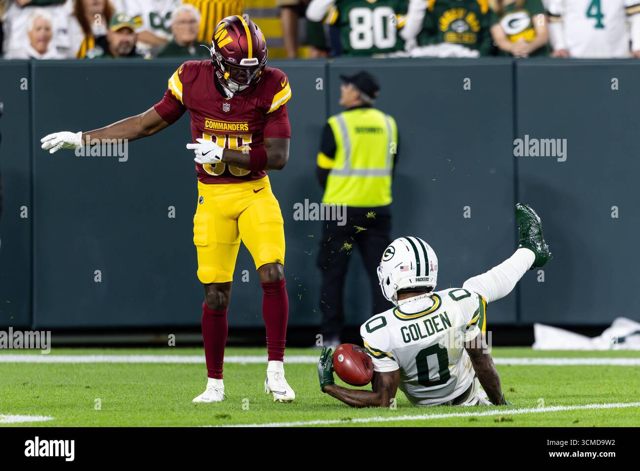 Green Bay, WI, USA; Green Bay Packers wide receiver Matthew Golden (0 ...