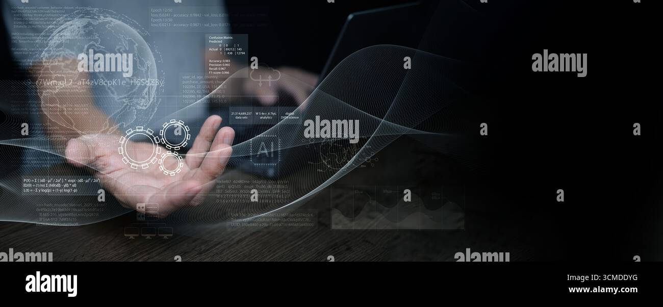 Advanced financial data visualization hi-res stock photography and images - Alamy