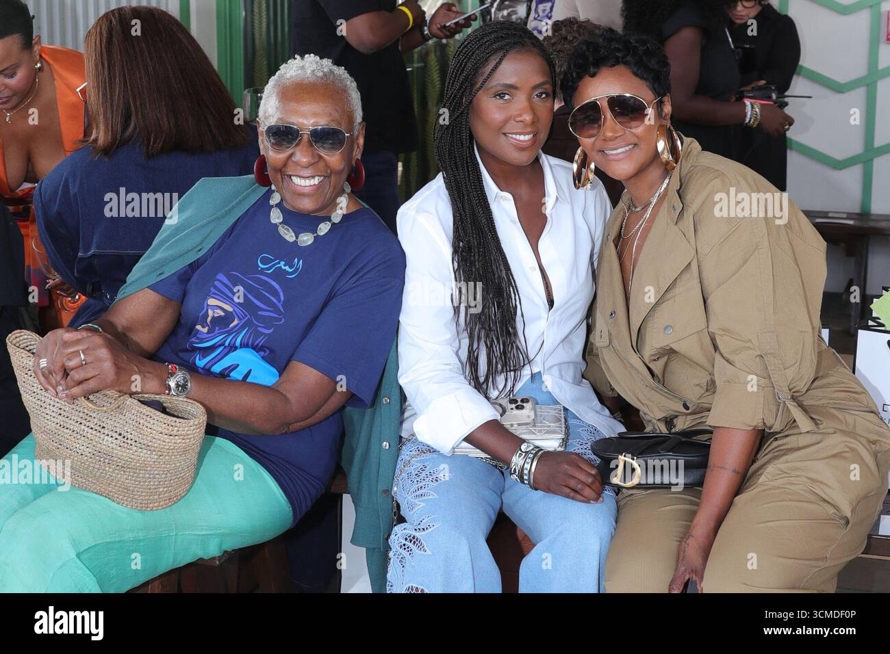NEW YORK, NEW YORK SEPTEMBER 14: Bethann Hardison. Models pose ...