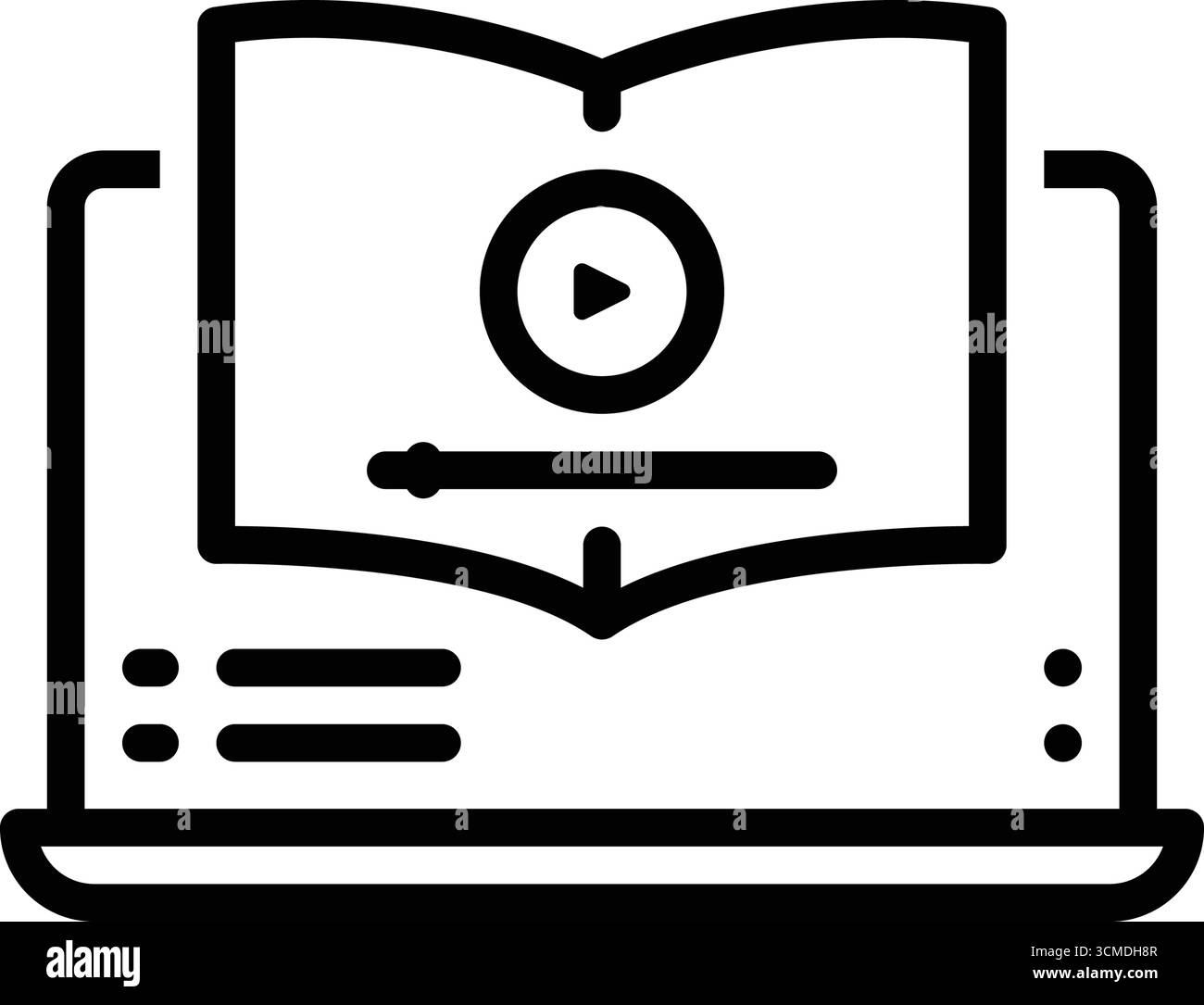 Icon interactive learning Cut Out Stock Images & Pictures - Alamy