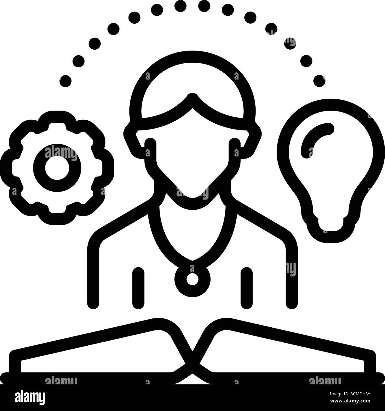 Icon learning skills Stock Vector Images - Alamy