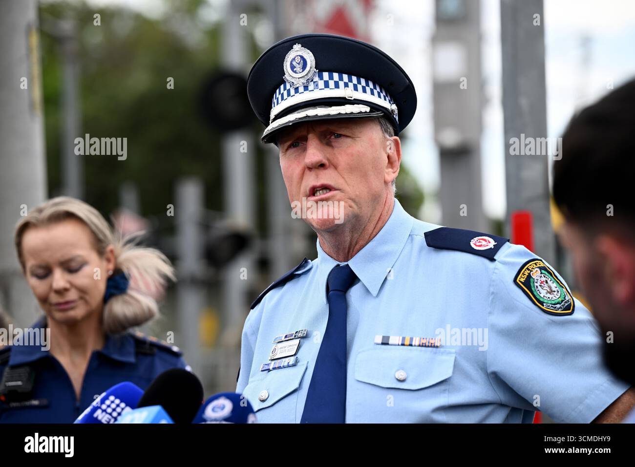 NSW Police Assistant Commissioner Gavin Wood addresses media at the ...