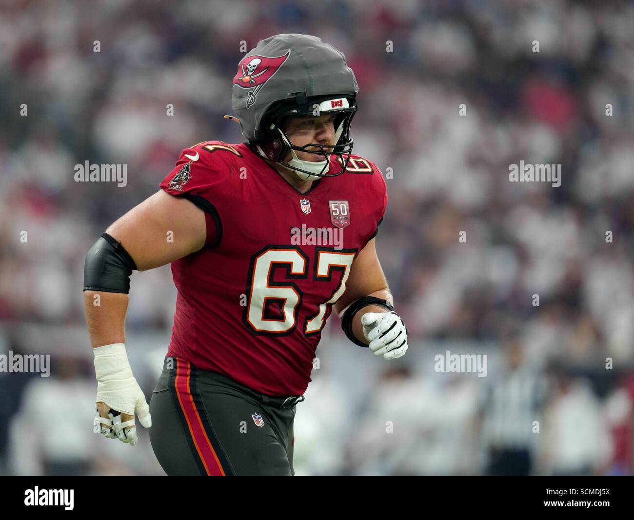 Houston, Texas, USA. 15th Sep, 2025. Tampa Bay Buccaneers offensive ...