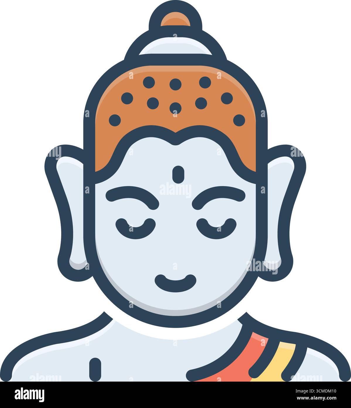 Icon for buddha purnima, buddha Stock Vector Image & Art - Alamy