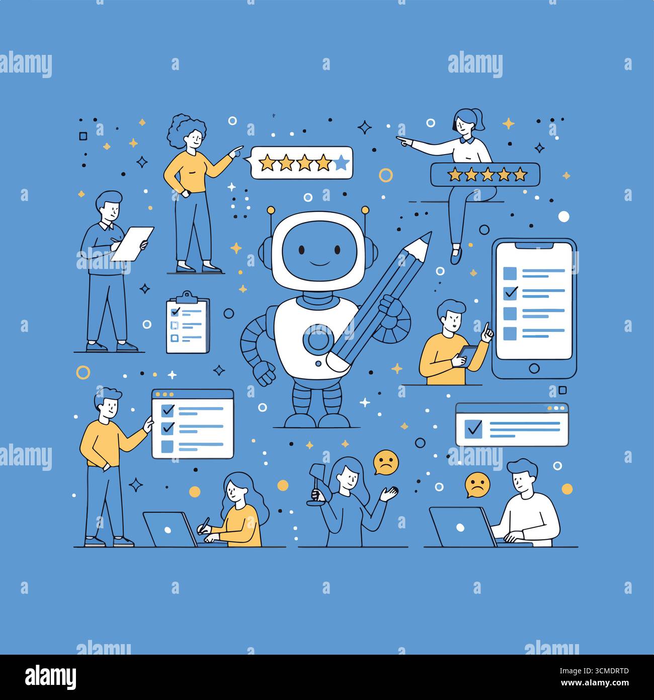 Cloud survey Stock Vector Images - Alamy