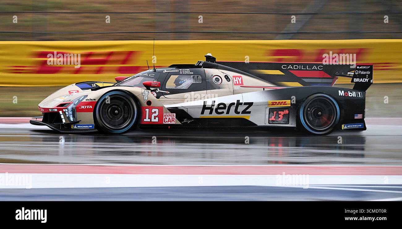 The Cadillac Hertz JOTA No. 12 hypercar of Alex Lynn, Norman Nato and ...