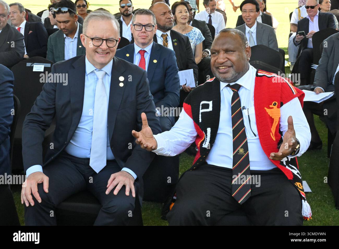 Australia’s Prime Minister Anthony Albanese and Papua New Guinea’s Prime Minister James Marape ...