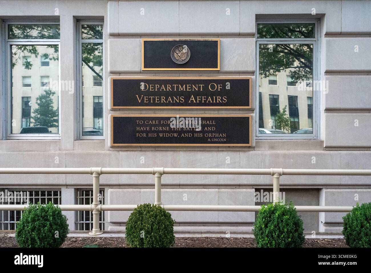Department of Veterans Affairs building is seen, Monday, Sept. 15, 2025 ...