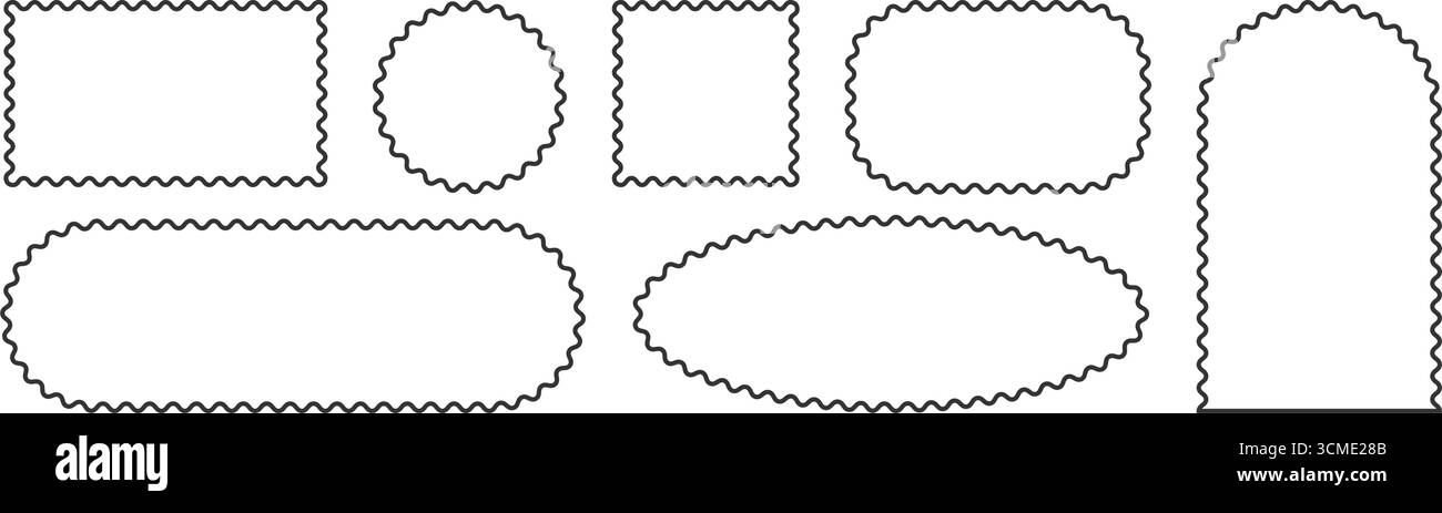 Scalloped boxes hi-res stock photography and images - Alamy